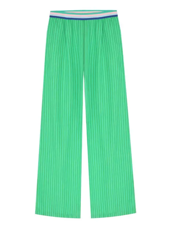 YORSTRULY Striped Lounge Pants - Green