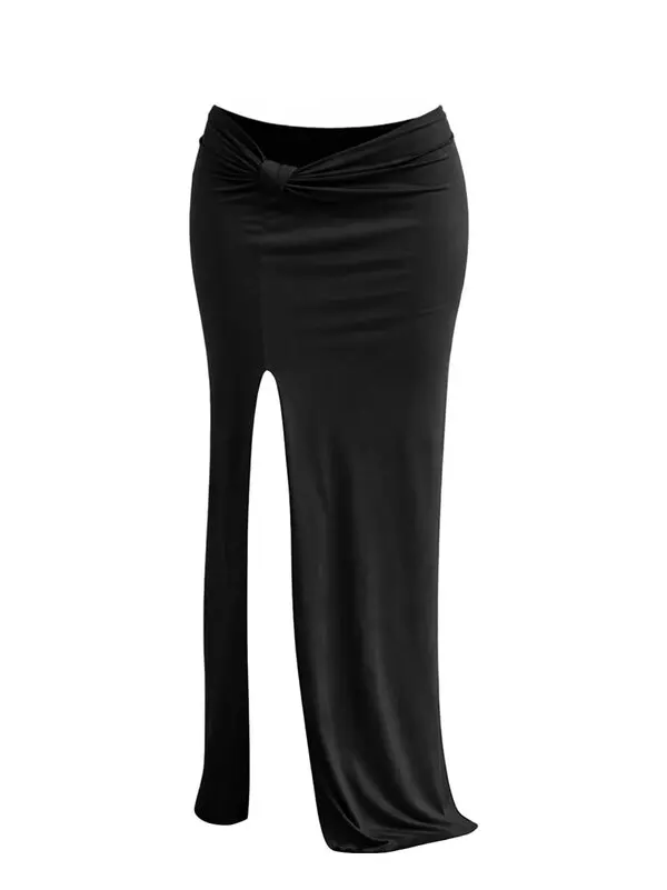 BELLETAGE SWIMWEAR Carmen Maxi Skirt - Black