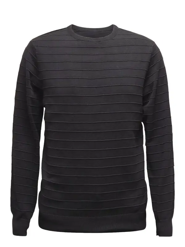 VUSTRA Pacific Ribbed Knit Sweater - Black
