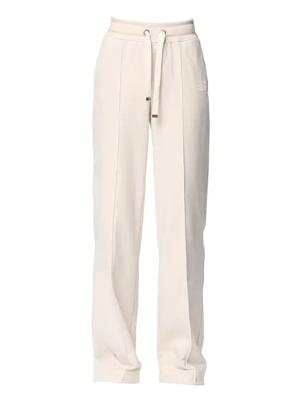 OTTHIE Wide-leg Knitted Trousers - Beige