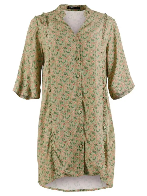 MORRATO BALI Anemone Rita Fern Mini Dress - Green