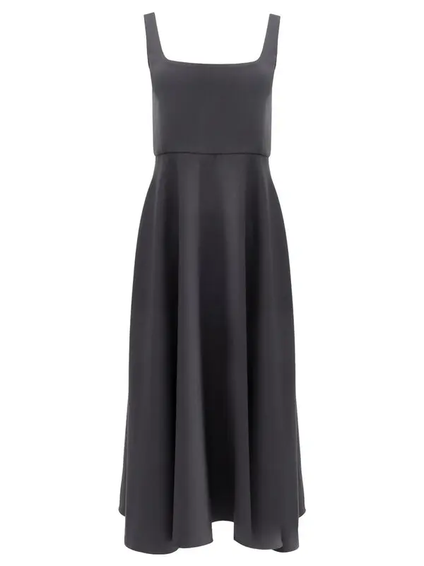 FOREVER YOUNG THE LABEL Anisa Midi Dress - Grey