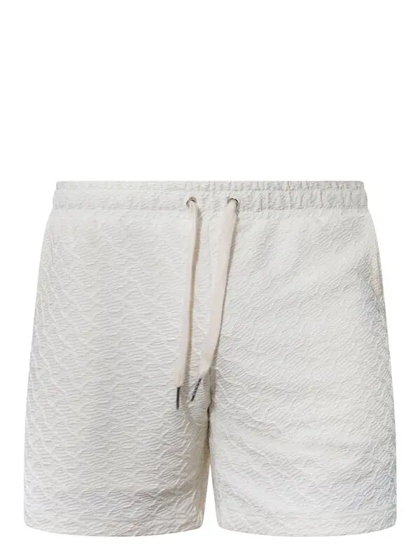 IVY SWIMWEAR Miles Textured Short - White