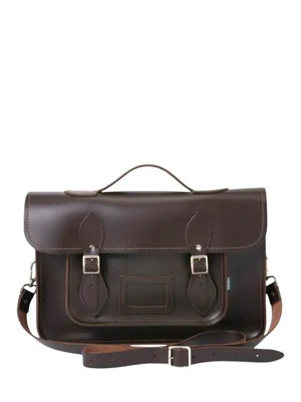 ZATCHELS Handmade Leather Backpack Satchel - Brown