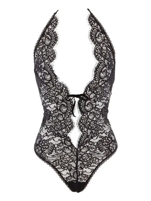 BELLE ET BON BON Eva Noir Lace Body - Black
