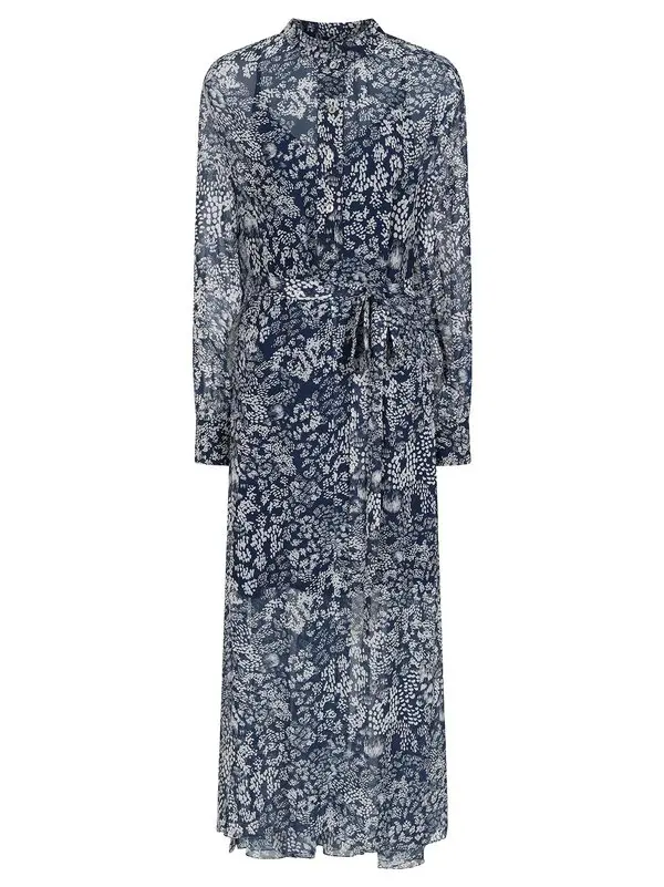MERCY DELTA Homewood Maxi Shirt Dress - Blue