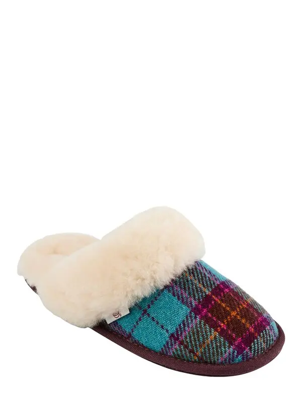 BEDROOM ATHLETICS Kate Harris Tweed Mule - Blue