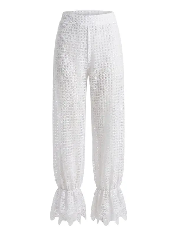 GLAM ON YOU Delphine Trousers - White
