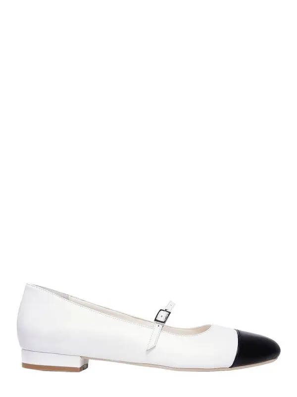 GINISSIMA Mimi Round Toe Mary-jane - White