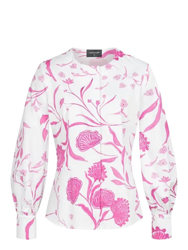 MARIANNA DÉRI Floral Print Blouse - Pink/white