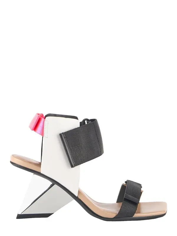 United Nude Rockit Run Connect High Heel Sandals - White/black