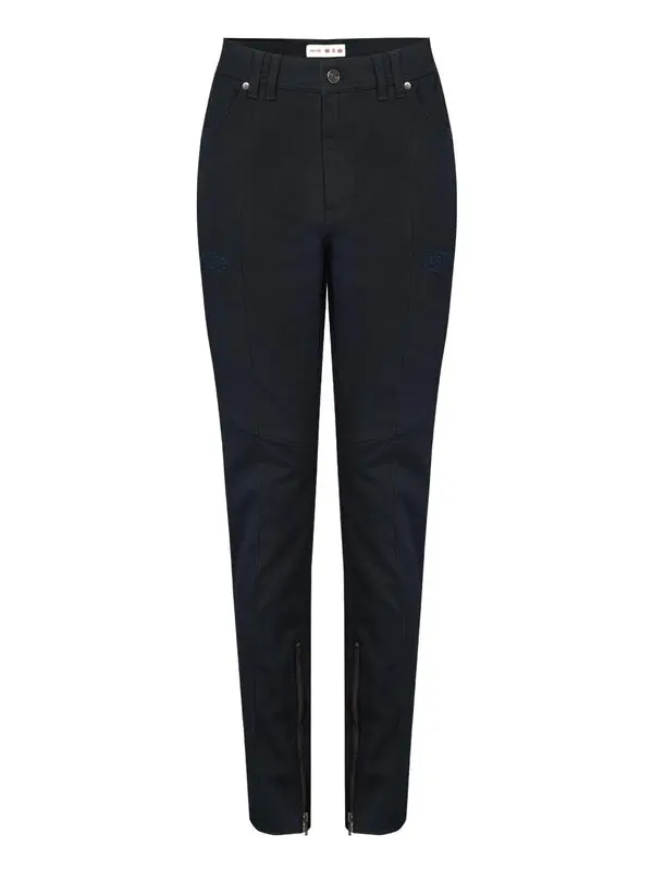PCFG Super Skinny Zip Detail Jeans - Black
