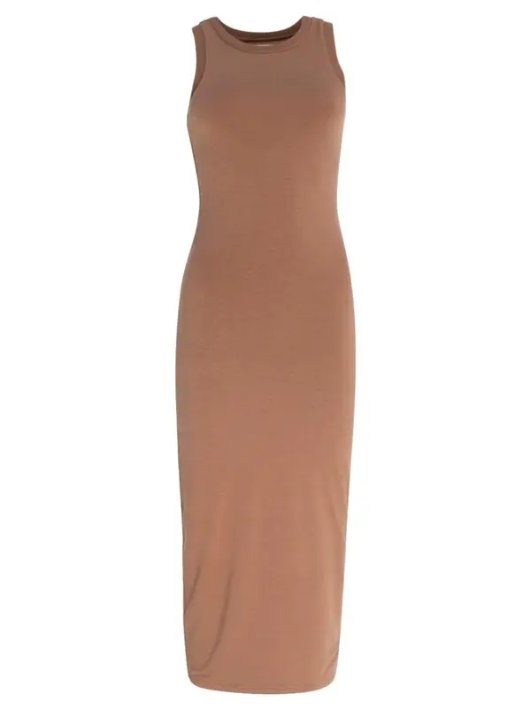 CIRCULAR PATH Marilyn Midi Dress - Brown