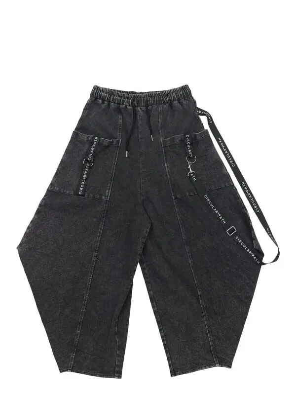 CIRCULAR PATH Balloon Denim Jeans - Grey