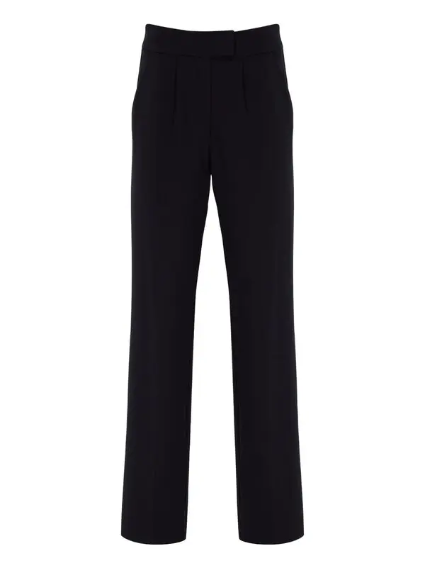 HERFETCH Straight Fit Trousers - Black