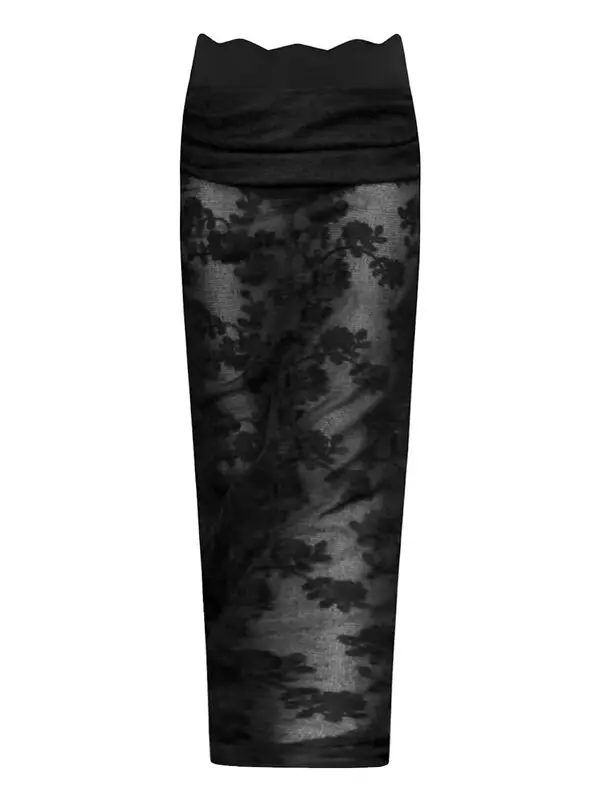 L’animal Sirène Skirt With Corset Bottoms - Black