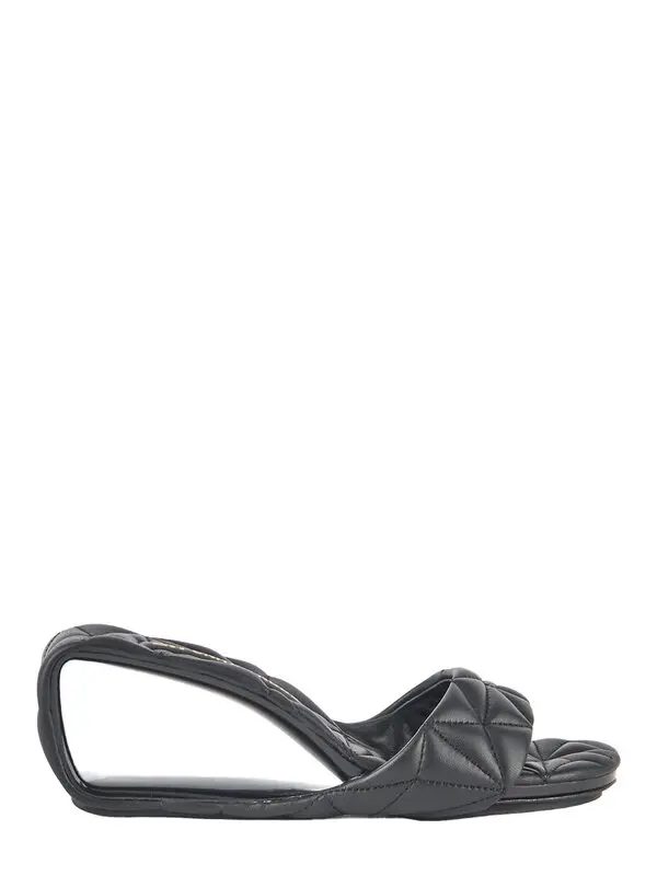United Nude Mobius Mid Puffy Sandal - Black