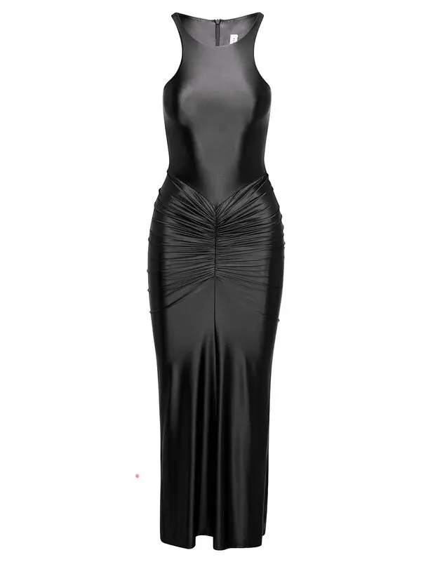 DELFI COLLECTIVE Dione Racerback Midi Dress - Black