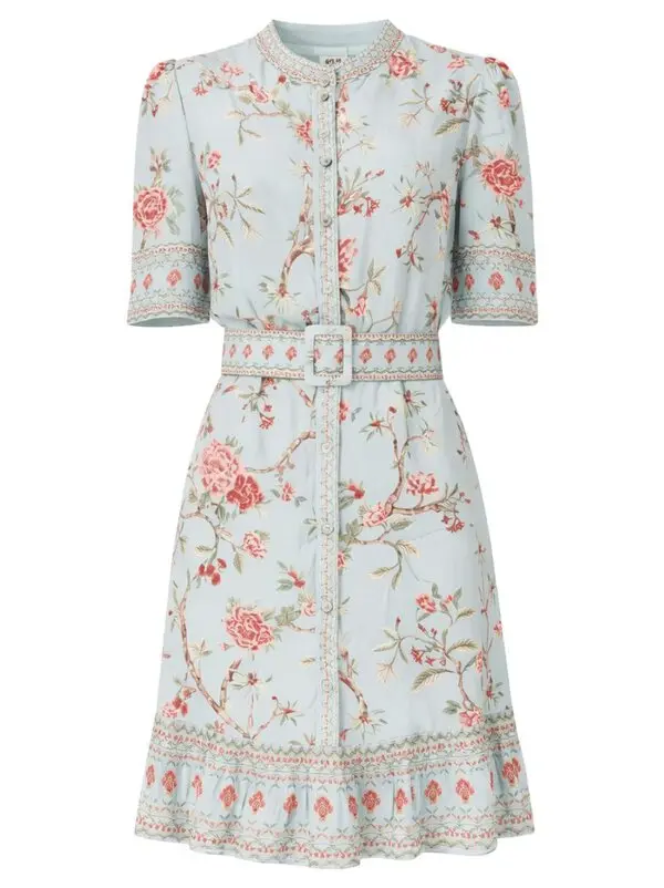 RAISHMA Everly Floral Dress - Blue