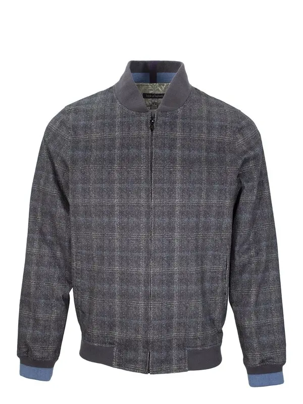 LORDS OF HARLECH Lancaster Bomber Jacket - Black/grey