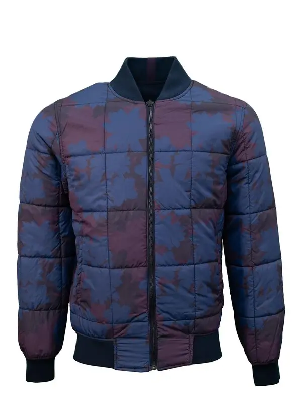 LORDS OF HARLECH Jenkin Reversible Blouson Jacket - Blue