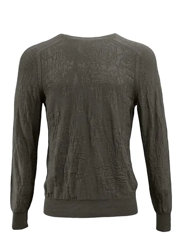 LORDS OF HARLECH Merino Crewneck Sweater - Green