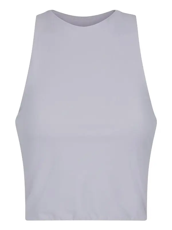 NUMBAT Smooth Sports Crop Tank - Grey