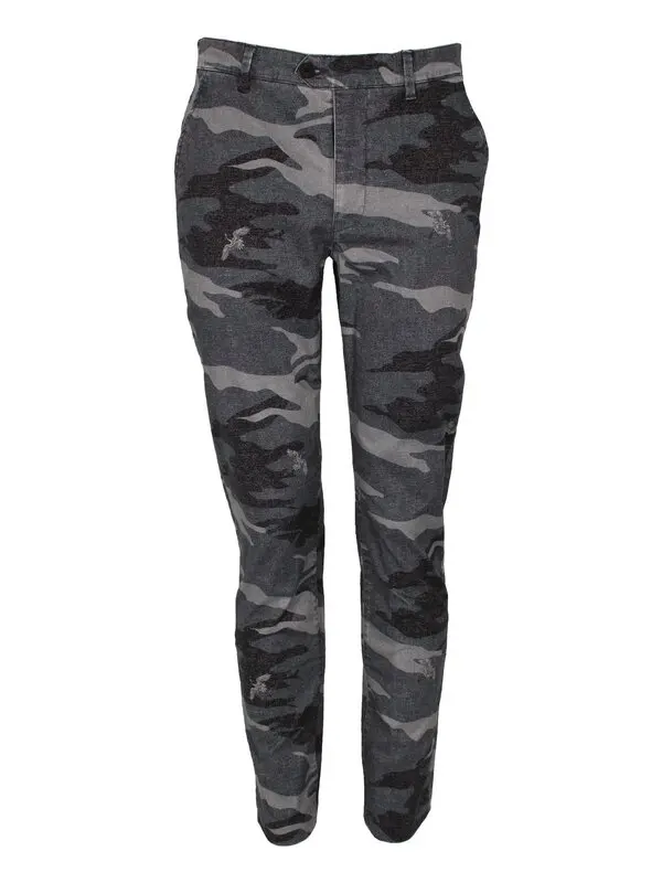 LORDS OF HARLECH Jack Crane Camo Charcoal - Black