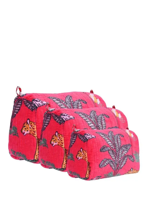 CYC Velvet Jungle Travel Set - Red