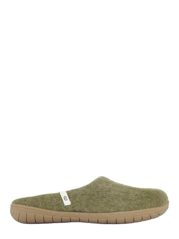 EGOS COPENHAGEN Moss Rubber Sole Slipper - Green