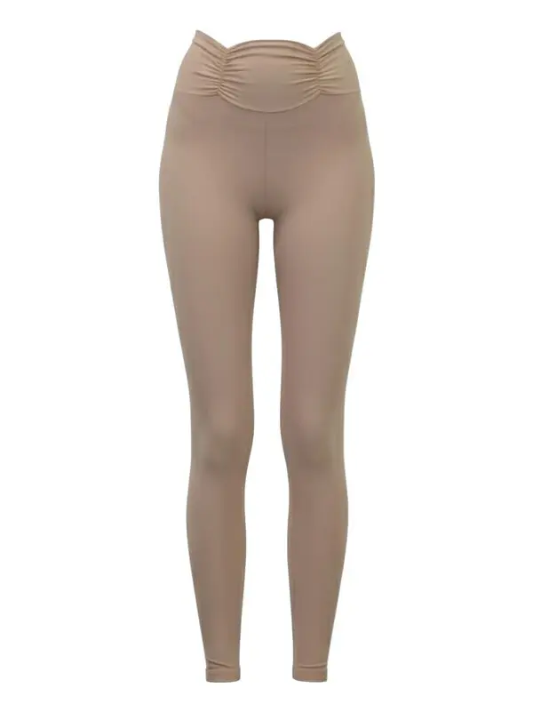 BEFITNESSLOU Beige Fru Fru Legging - Brown