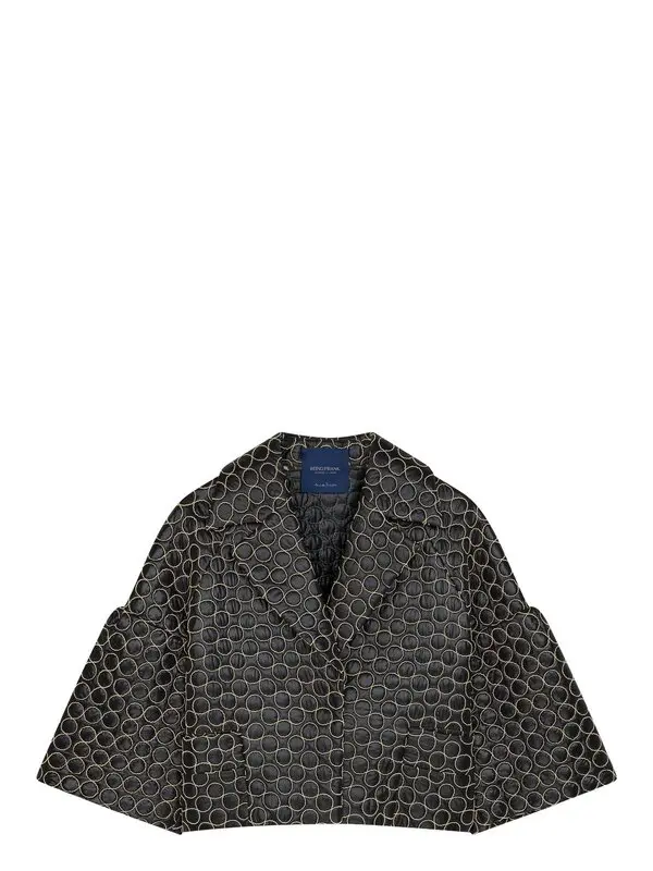 AMANDA THOMPSON COUTURE Edie Circular Quilted Jacket - Black