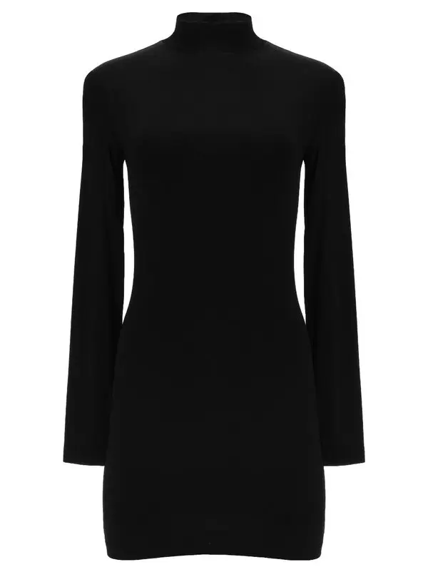 LITA COUTURE Open Back Mini Dress - Black