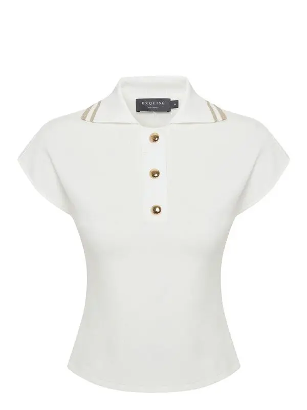 EXQUISE Juniper T-shirt - White