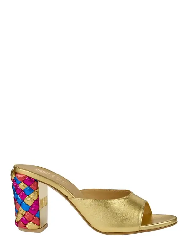 APRIL & ALEX Augusta Mule - Gold