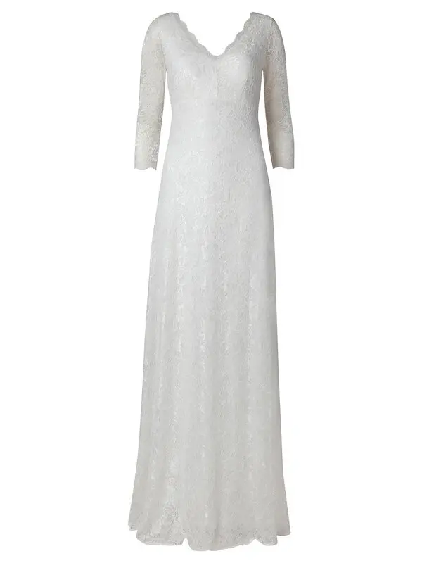 ALIE STREET LONDON Anya Lace Gown - White