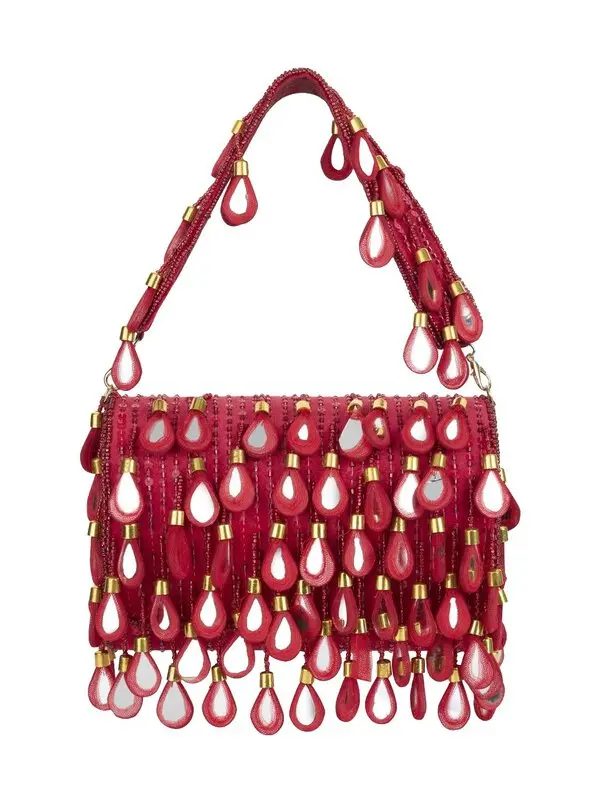 PODE Shergil Embroidered Bag - Red
