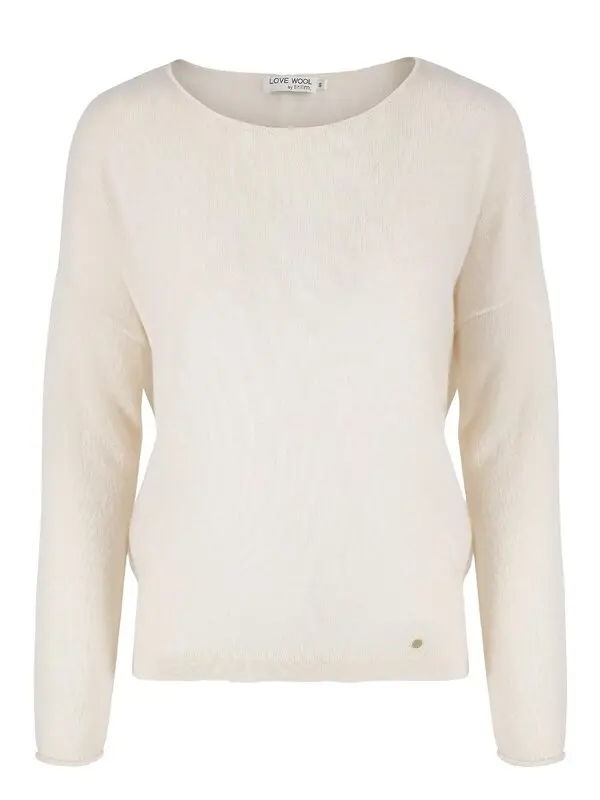 TIRILLM Ally Cashmere Pullover - White