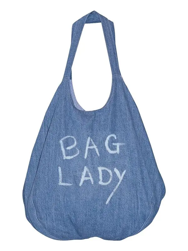 LOVE AND NOSTALGIA Bag Lady Denim Bag - Blue