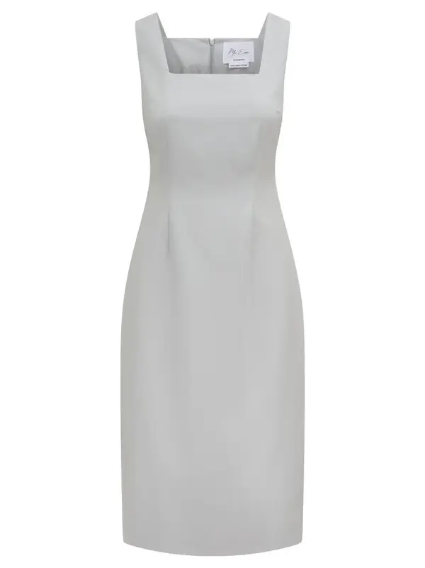 ME ESSE Olivia Tailored Midi Dress - Grey