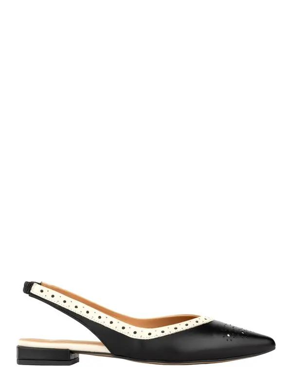 EMBASSY LONDON USA Holly Slingback Heel - Black