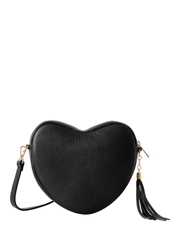 BETSY & FLOSS Venice Heart Bag - Black
