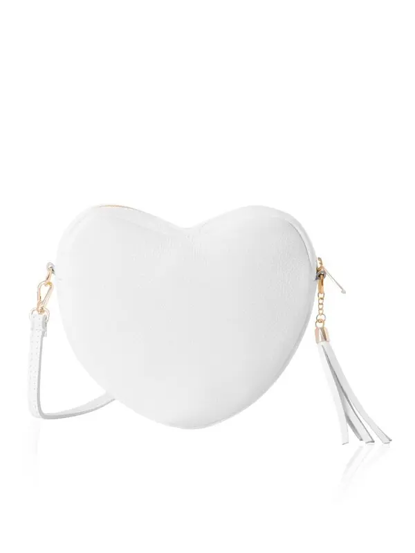 BETSY & FLOSS Venice Heart Bag - White