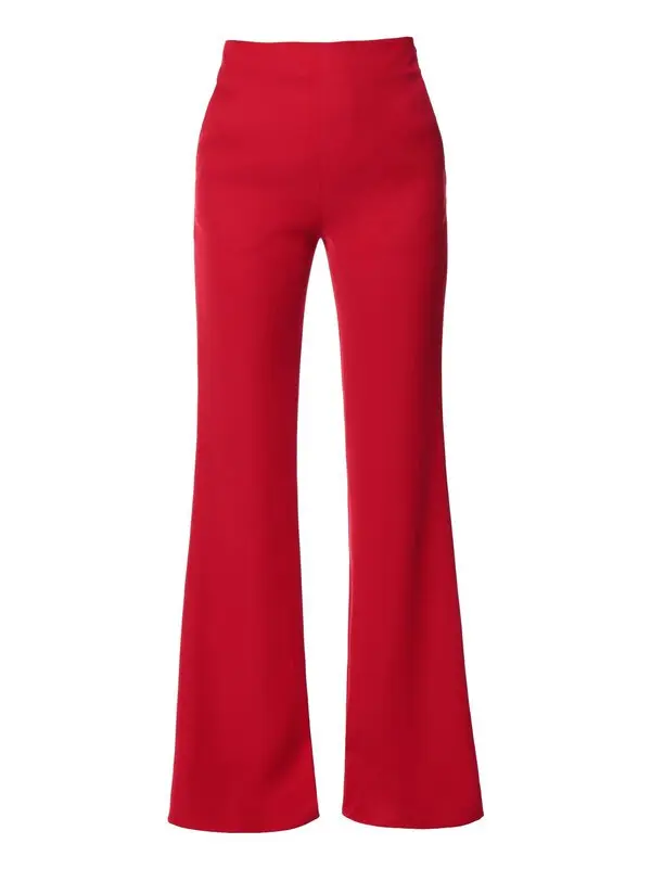 AGGI BY HALEWSKI Leontine Ribbon Fla Trousers - Red