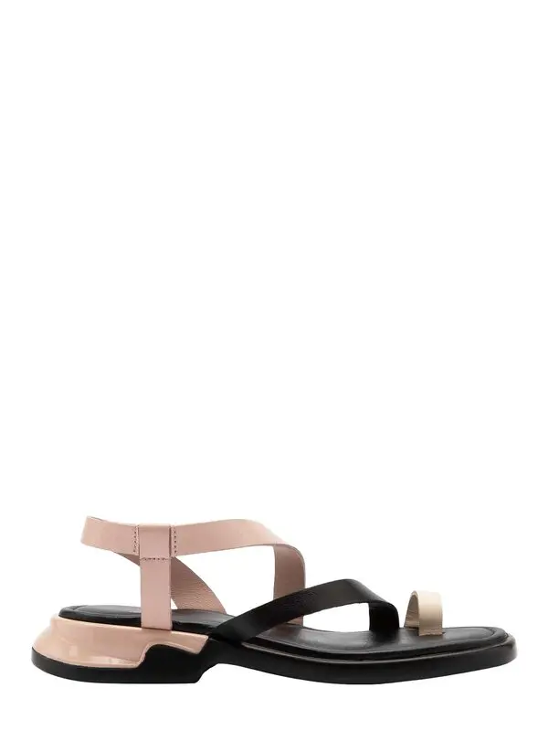 ILVI Leather Sandal - Black/brown