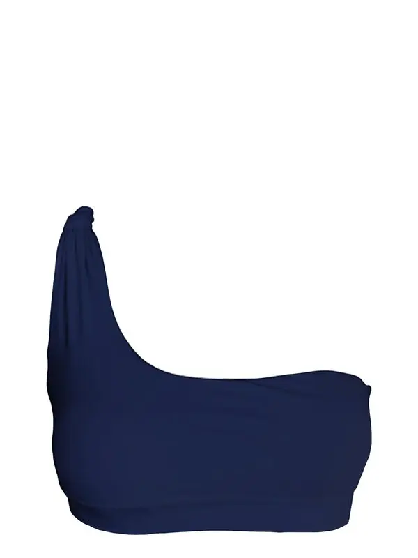 LULA-RU Emily One-shoulder Top - Blue
