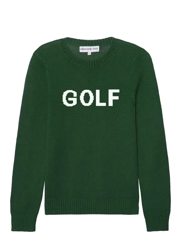 ELLSWORTH + IVEY Classic Golf Crewneck - Green
