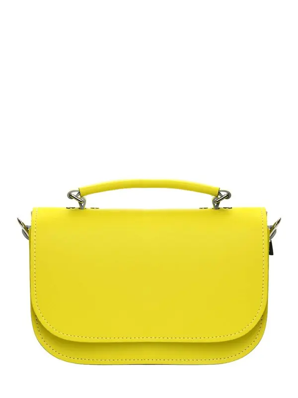 ZATCHELS Aura Leather Satchel - Yellow