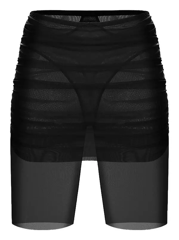ZHILYOVA Amora High-waisted Skort - Black