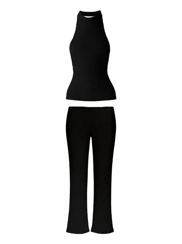 ATS THE LABEL Nora Knit Set - Black